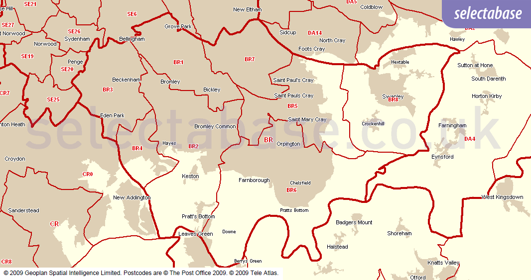 Postcode Tools Districts List Selectabase